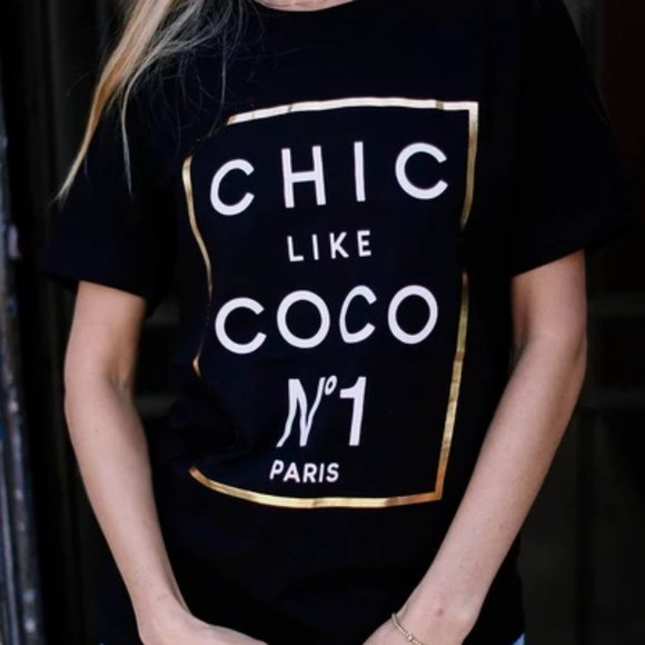 T-Shirt Addicts | Tops | Chic Like Coco No Paris Tshirt | Poshmark